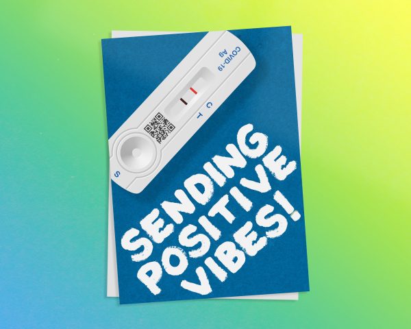 sending positive vibes get well soon card - sixsixninenine